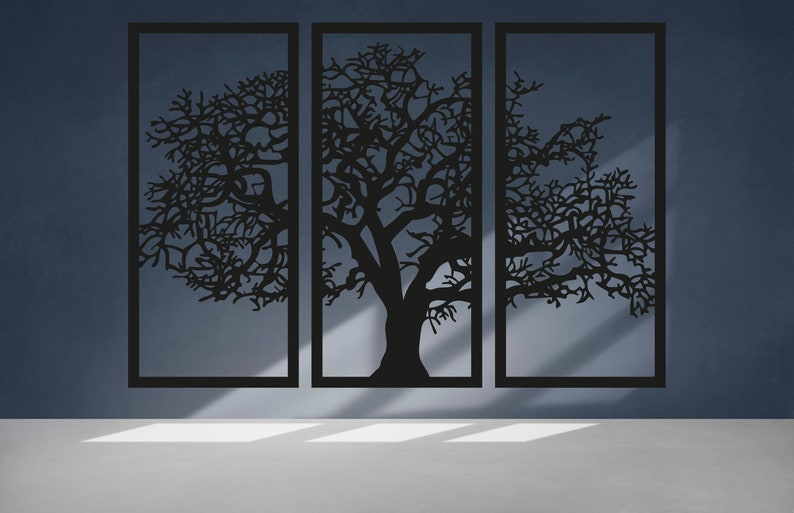 Tree of Life Wall Art Laser Cut Vector Files. DXF SVG CDR - Etsy