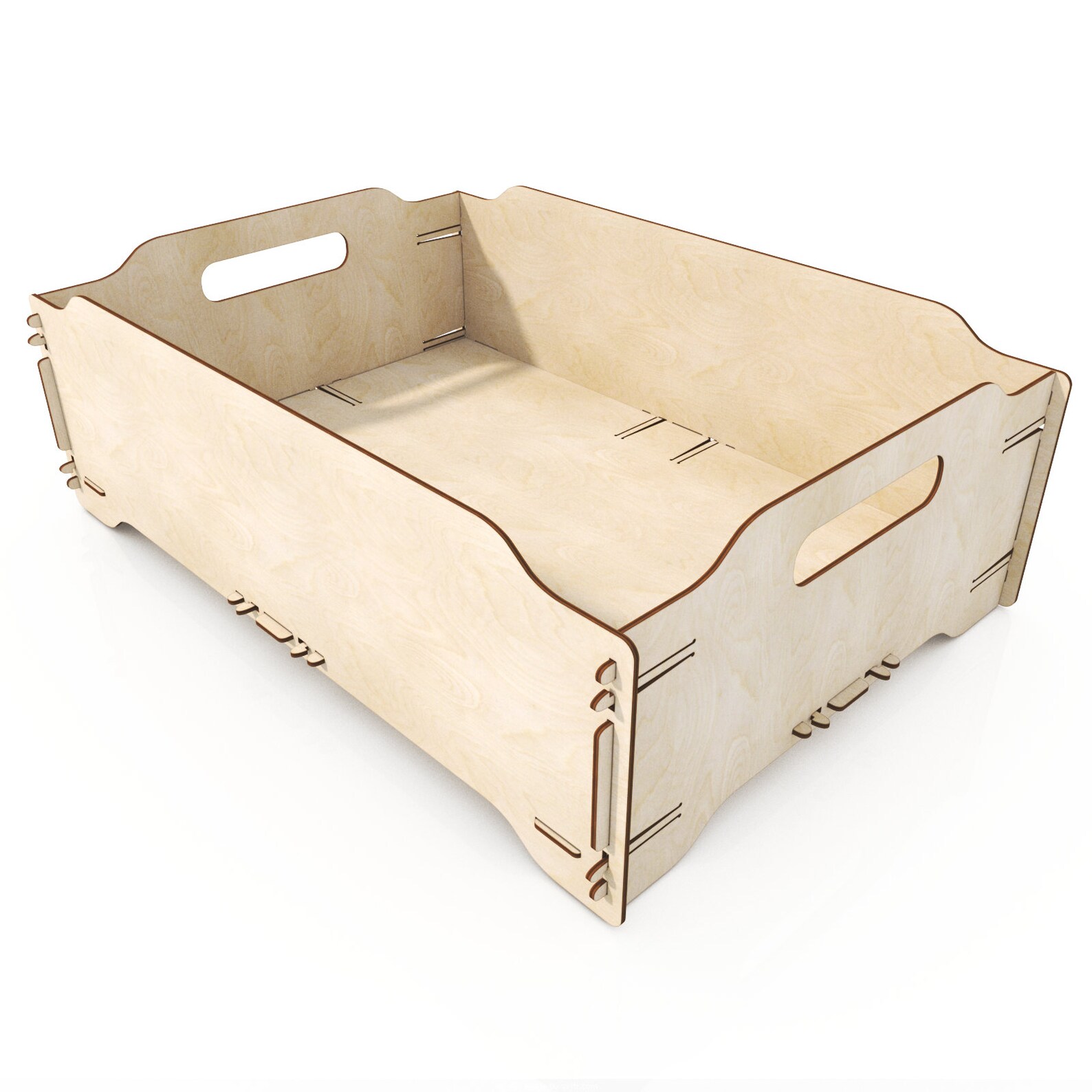 Stackable Storage Box Cnc Vector Model Files Dxf Svg Cdr Pdf Vector Formats Vector File