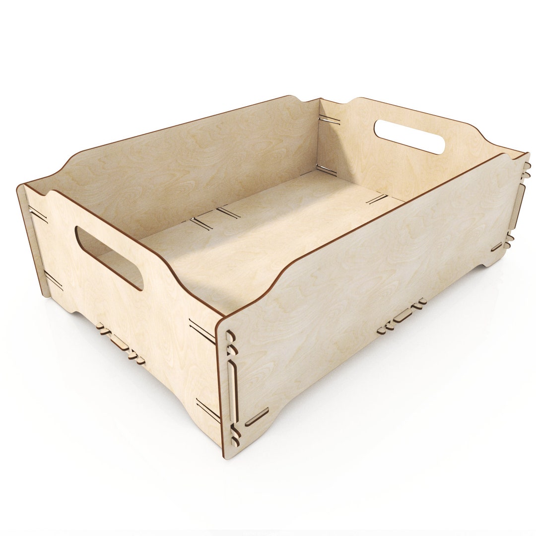 Stackable Storage Box. Cnc Vector Model Files. DXF, SVG, CDR, Pdf ...