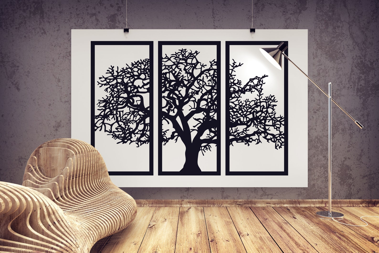 Tree of Life Wall Art Laser Cut Vector Files. DXF SVG CDR - Etsy