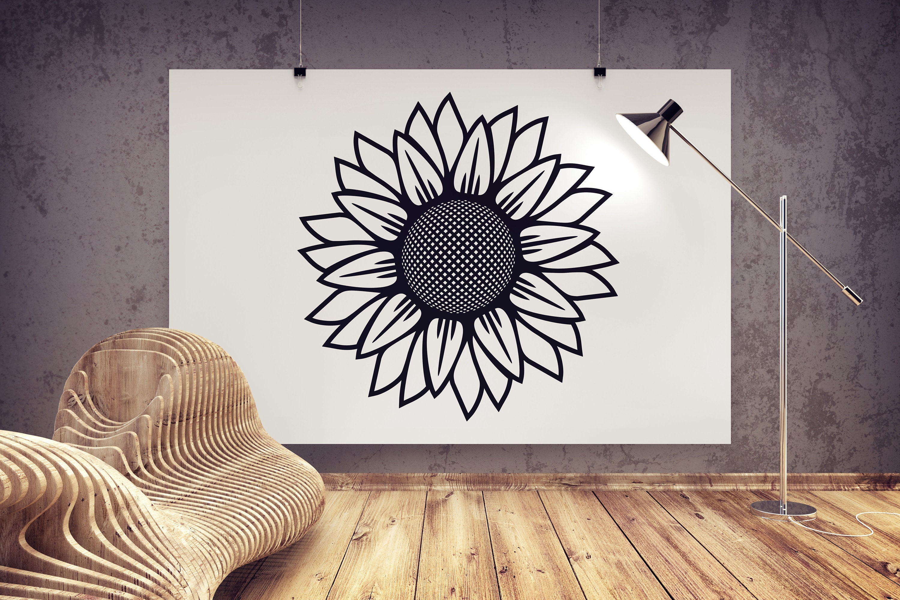 Sunflower SVG, Floral SVG, Digital Download for Laser Cut/cnc Router ...