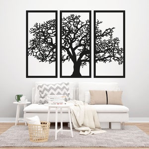Tree of Life Wall Art Laser Cut Vector Files. DXF, SVG, CDR, Ai, Pdf ...