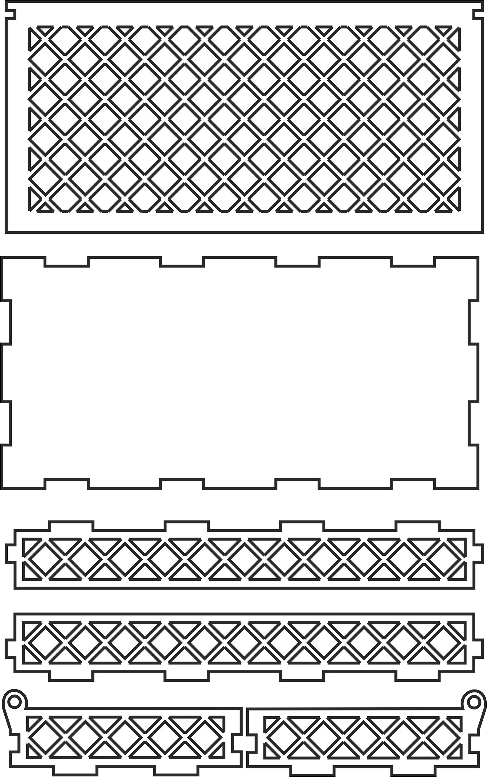 Petty Cash Box Plans A Wooden Box for Money Box Laser Cnc Cutting DXF ...
