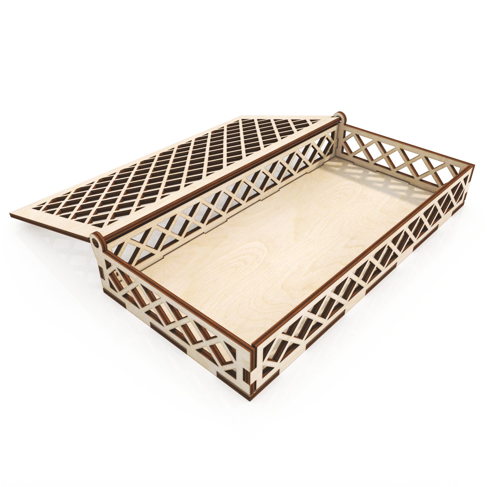 Petty Cash Box Plans A Wooden Box for Money Box Laser Cnc Cutting DXF ...