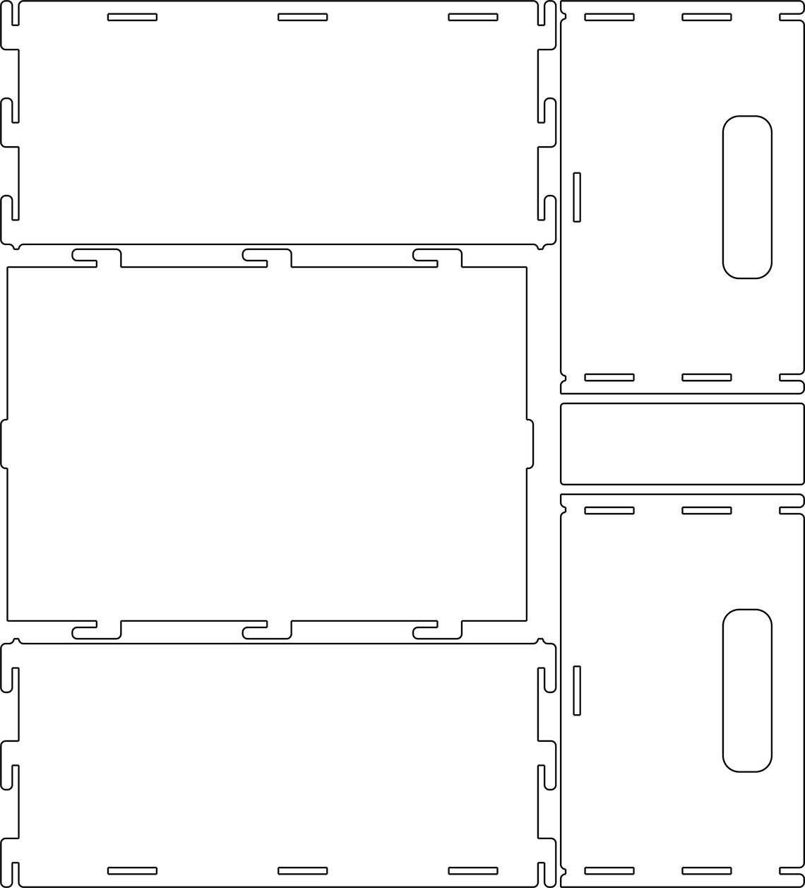 Storage Box. Cnc Vector Model Files. DXF SVG CDR Pdf Vector - Etsy