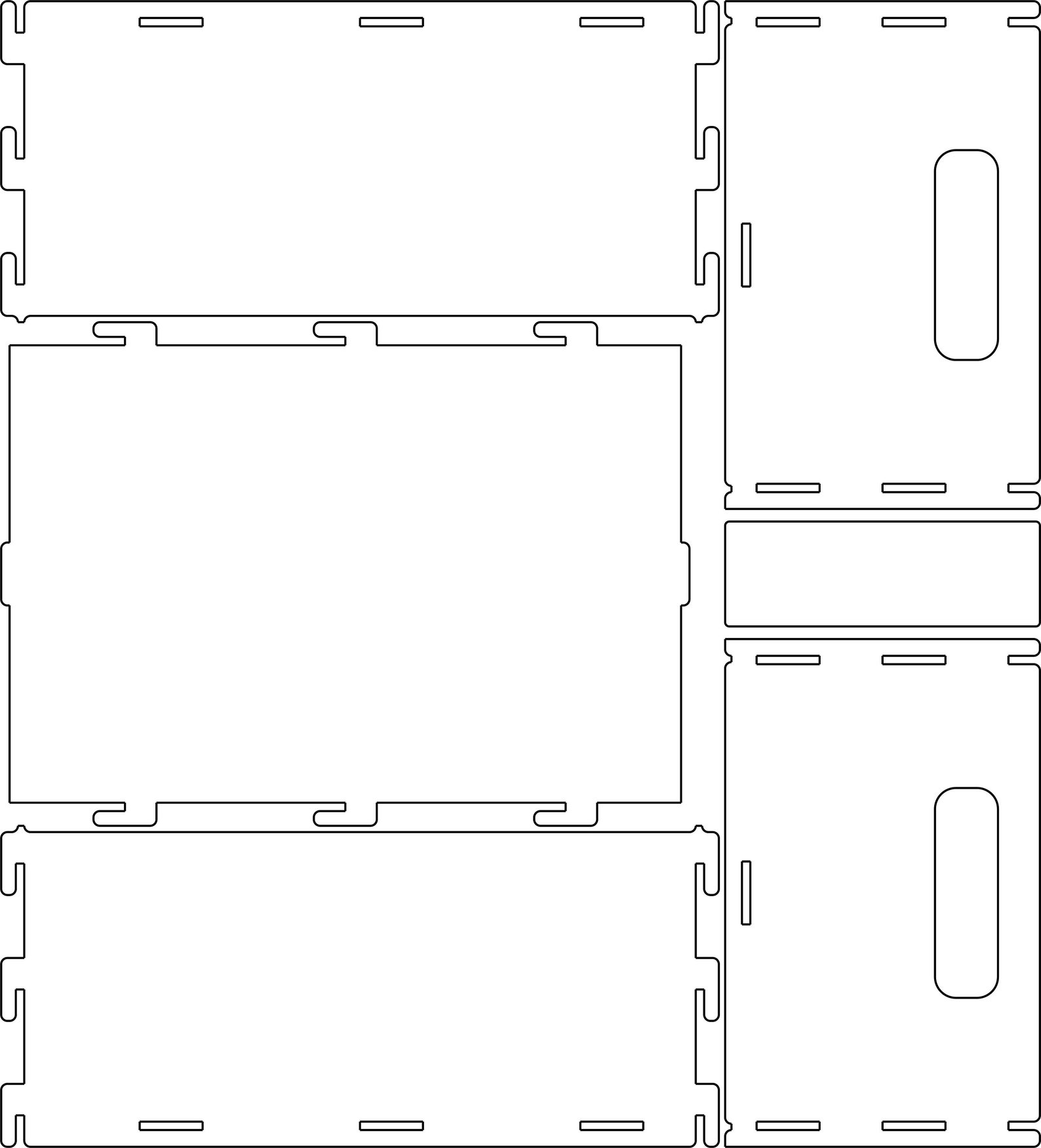 Storage Box. Cnc Vector Model Files. DXF SVG CDR Pdf Vector | Etsy