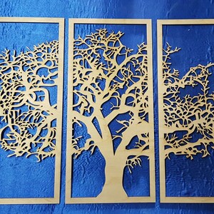 Tree of Life Wall Art Laser cut vector files. DXF SVG CDR | Etsy