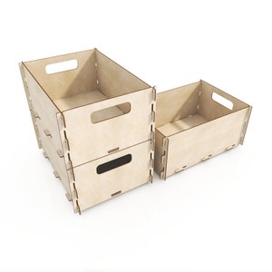 Storage Box. Cnc Vector Model Files. DXF, SVG, CDR, Pdf Vector Formats ...