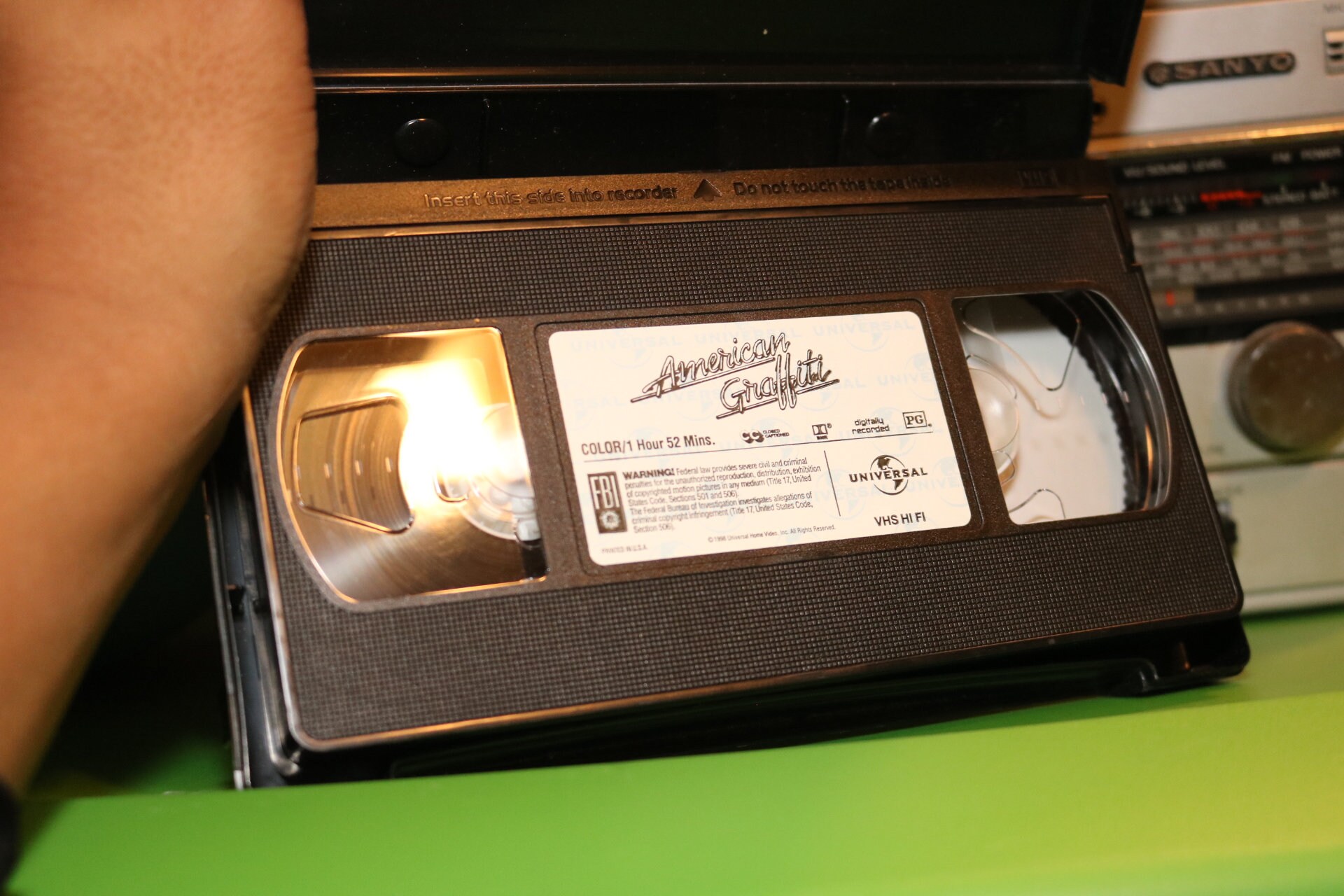 AMERICAN GRAFFITI Racecar Movie VHS Illegal Racing Racetrack Race Track ...