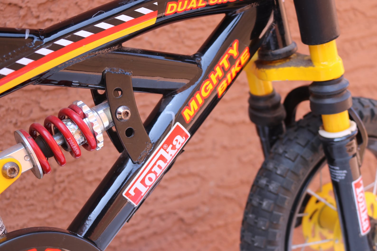 TONKA Mighty Bike 120 Dual Shock Mountain Mini BMX Bicycle Tonka ...