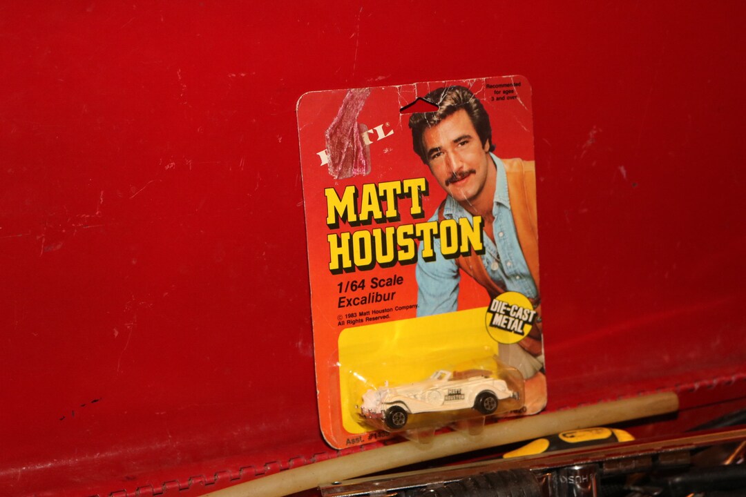 Matt Houston 1983 Ertl Diecast Toy Vintage 1980s TV Show Excalibur Car ...