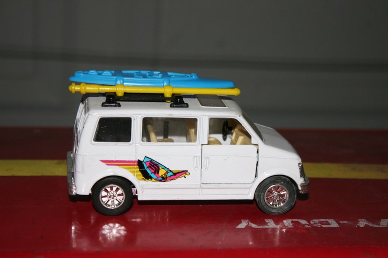 Euro Van With a Kayak From the 1980s-1990s Diecast Toy Vanlife Custom ...