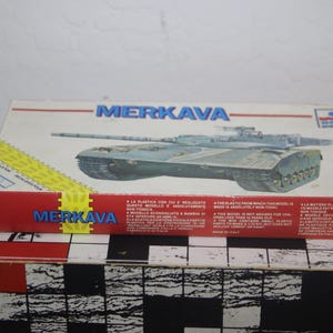 Merkava Tank Vintage Model Kit 1/72 Scale Made in Italy IDF Battle ...