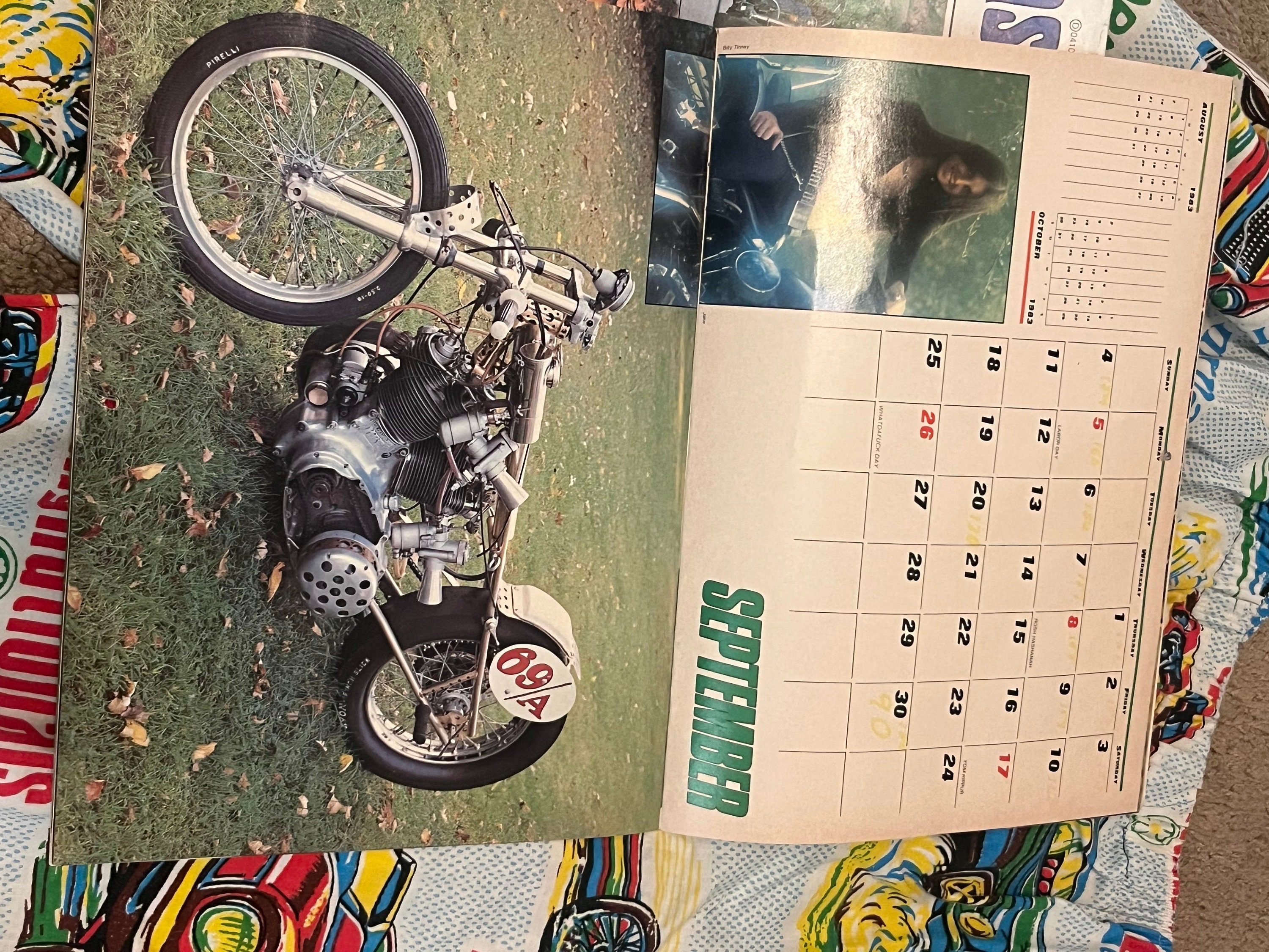 Easyrider 1983 Calendar Easy Riders Harley Davidson Vintage From Biker ...