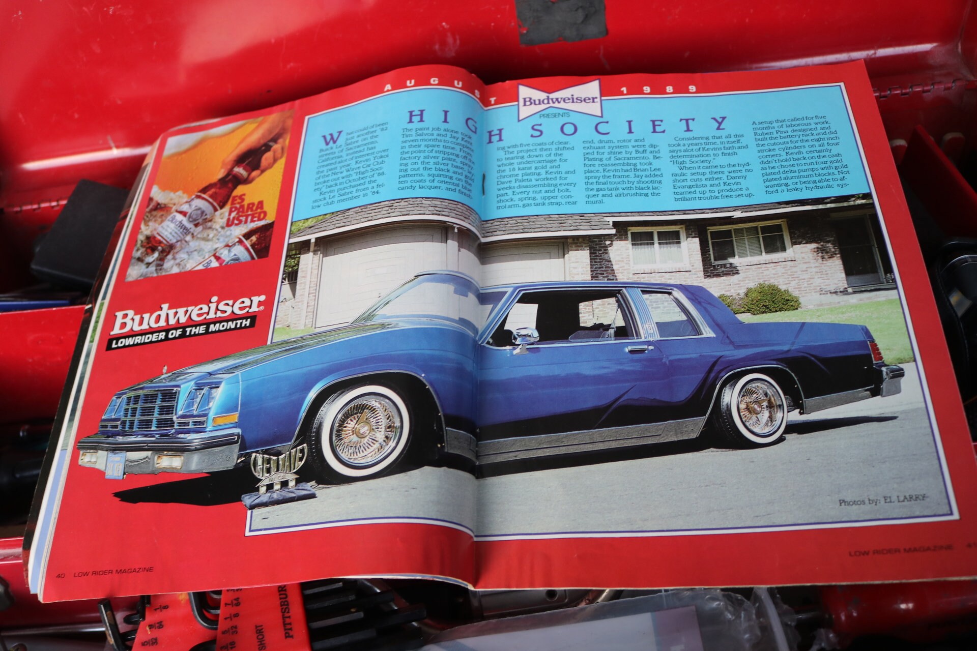 Lowrider Magazine August 1989 Special Low Rider Contest Buick Regal ...