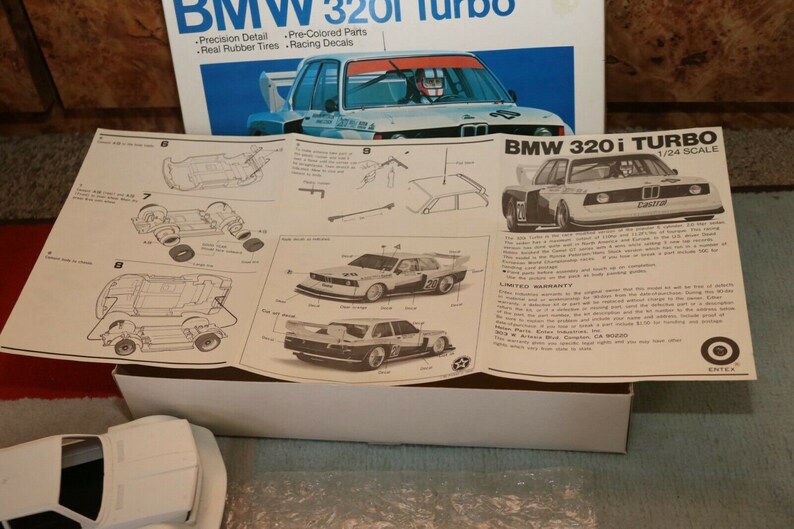 BMW 320i TURBO J5 Model Kit Vintage 1980 Widebody 320 I DTM E25 E26 ...