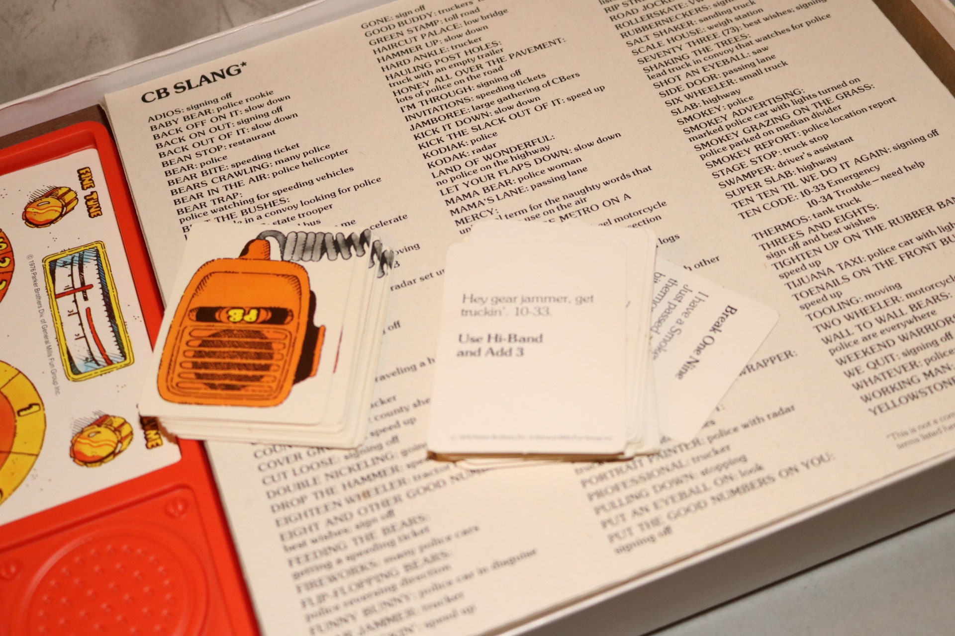 10-four Good Buddy Boardgame 1976 Vintage 1970s Trucker Rig CB Smokey ...