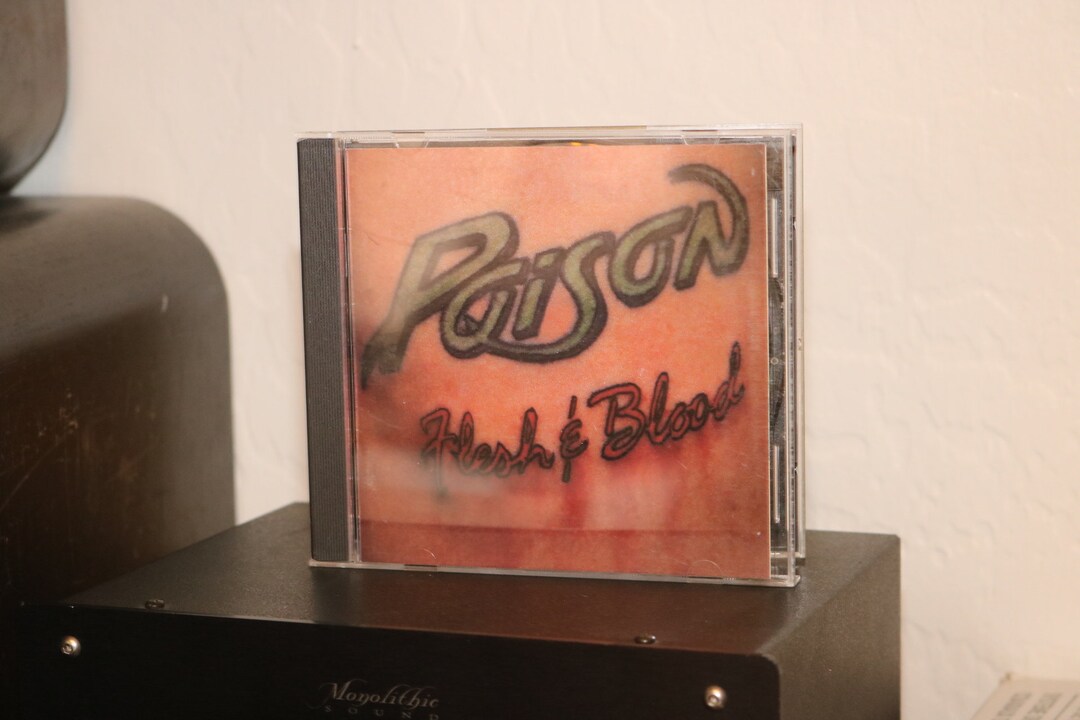 POISON CD for Your Road Trips! 1990 Flesh and Blood for Car Stereo ...