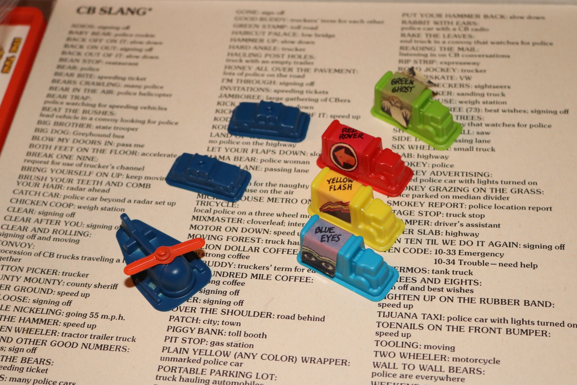 10-four Good Buddy Boardgame 1976 Vintage 1970s Trucker Rig CB Smokey ...