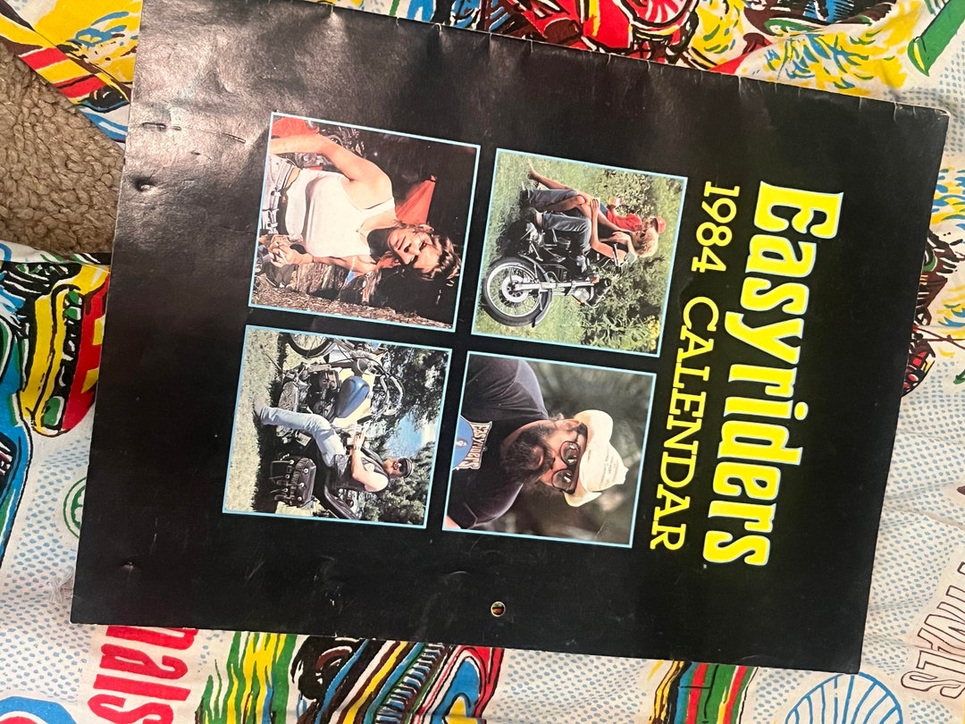 Easyrider 1984 Calendar Easy Riders Harley Davidson Vintage From Biker ...