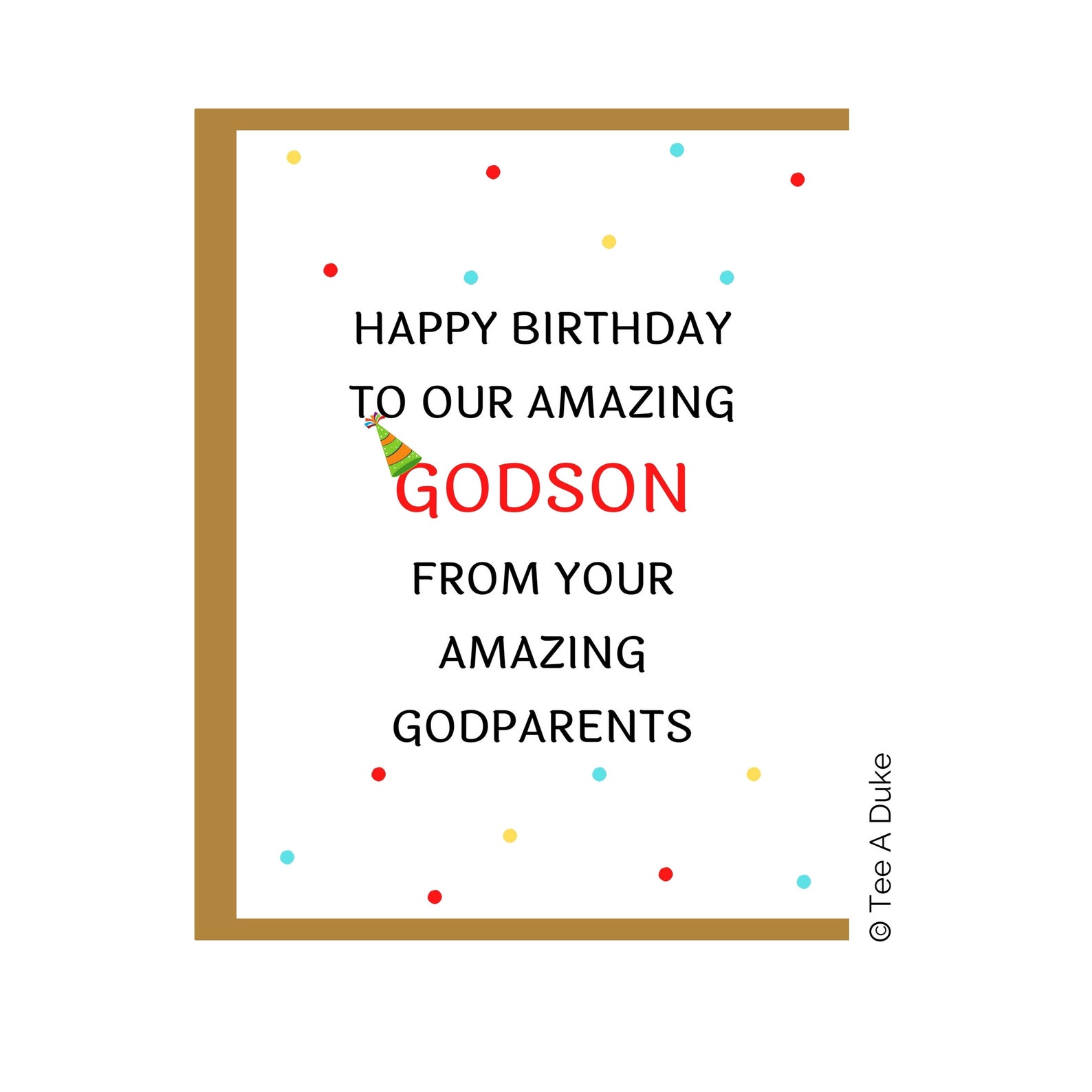 Birthday Card for Godson Amazing Godson Birthday Card Funny - Etsy UK