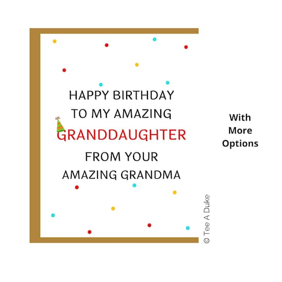 birthday-card-for-granddaughter-amazing-granddaughter-birthday-etsy