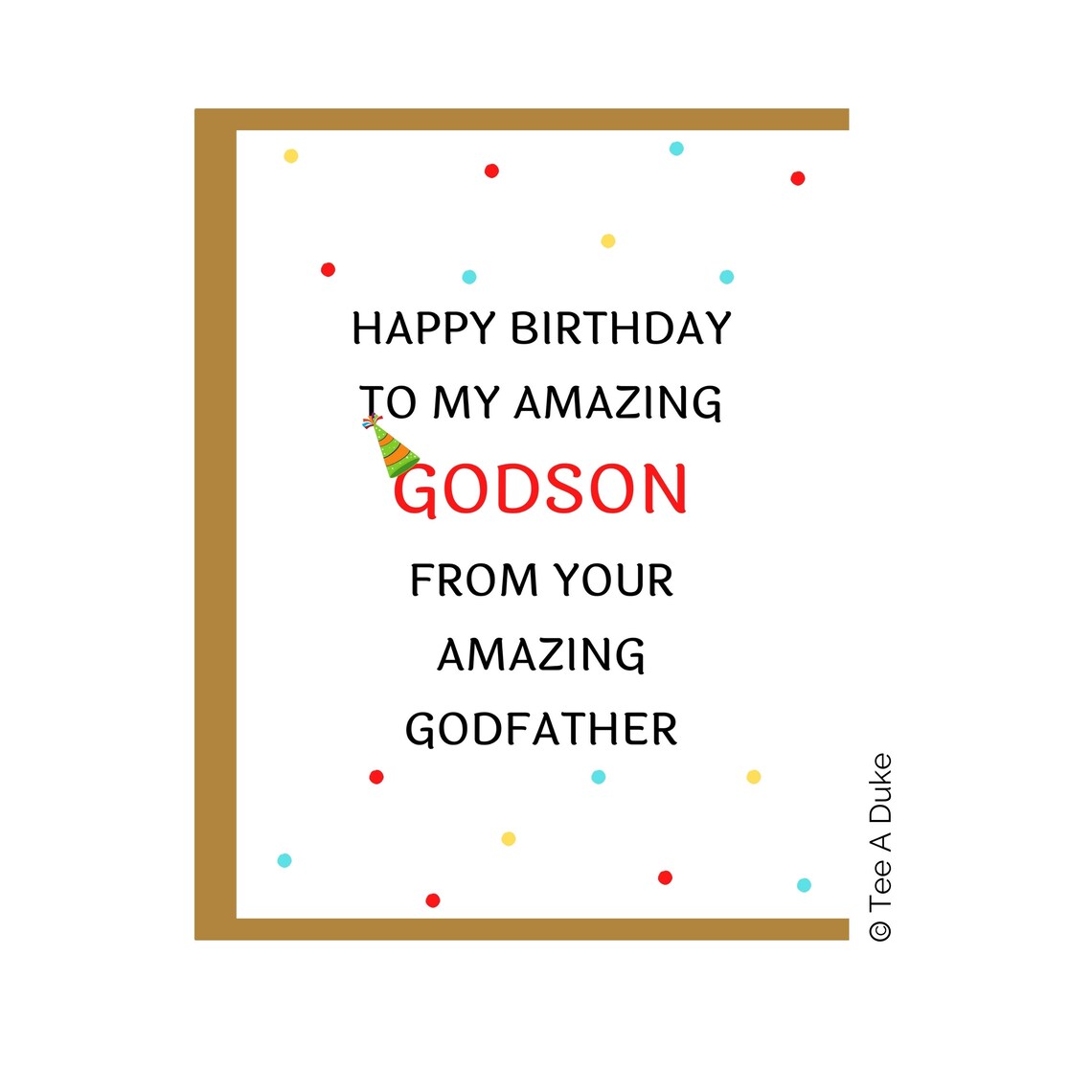 Birthday Card for Godson Amazing Godson Birthday Card Funny - Etsy UK