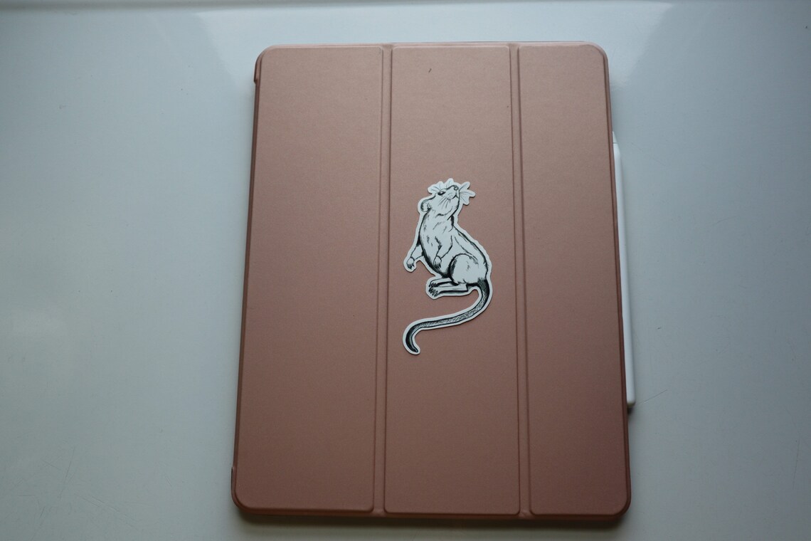 Rat Sticker, Halloween Sticker, Cute Sticker, Black and White ...