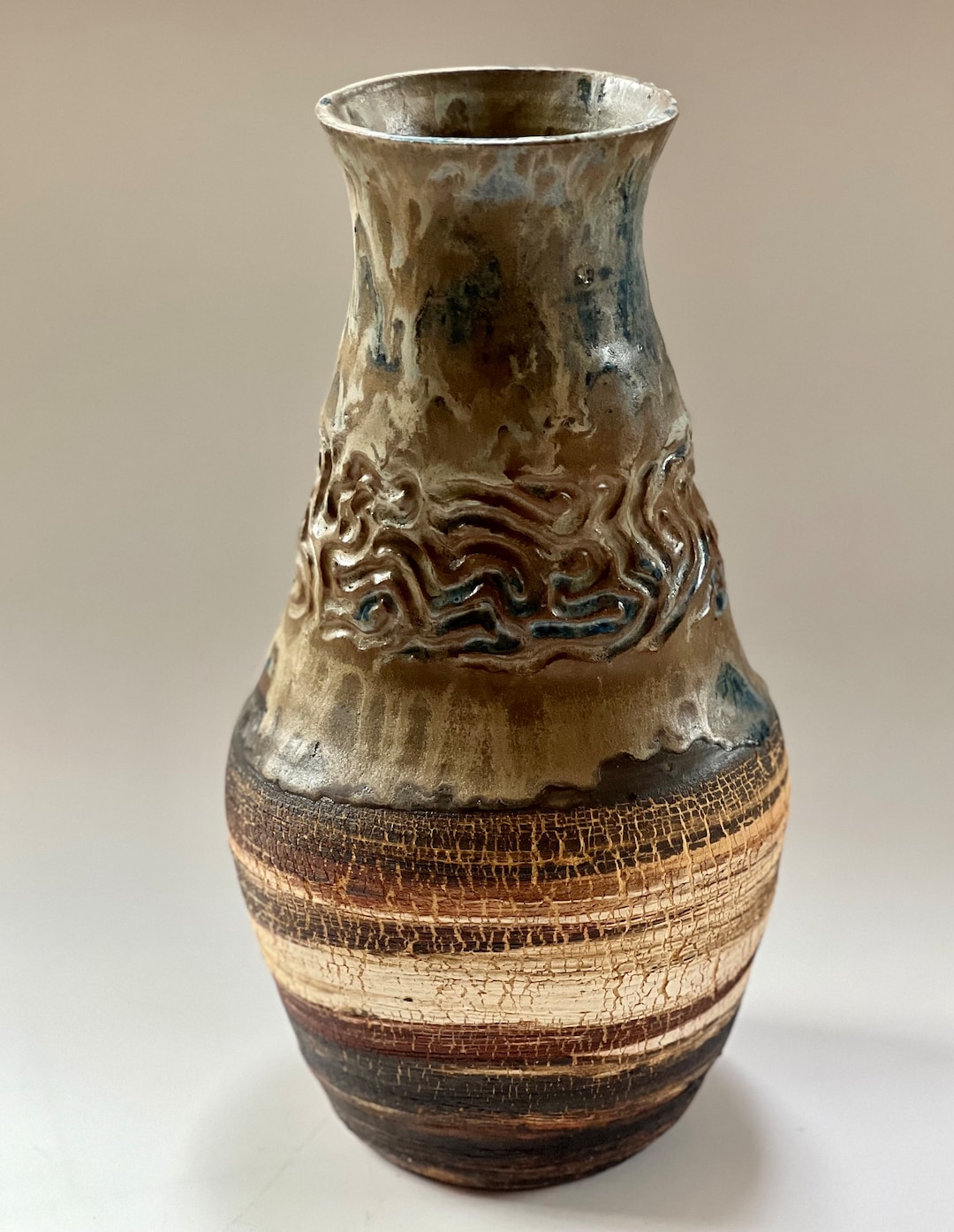 Open Vortex Vase Ceramic Pottery Centerpiece Home Decor - Etsy