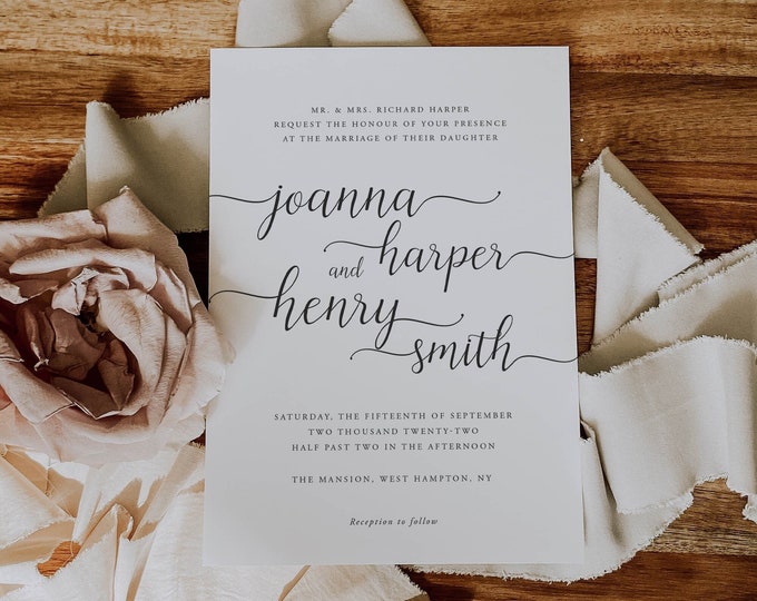 Buckingham Luxury Wedding Invitations & Save the Date -traditional ...