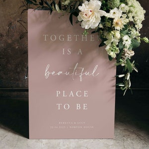 Welcome Wedding Sign, Wedding Welcome Sign, Welcome to Our Wedding Sign ...