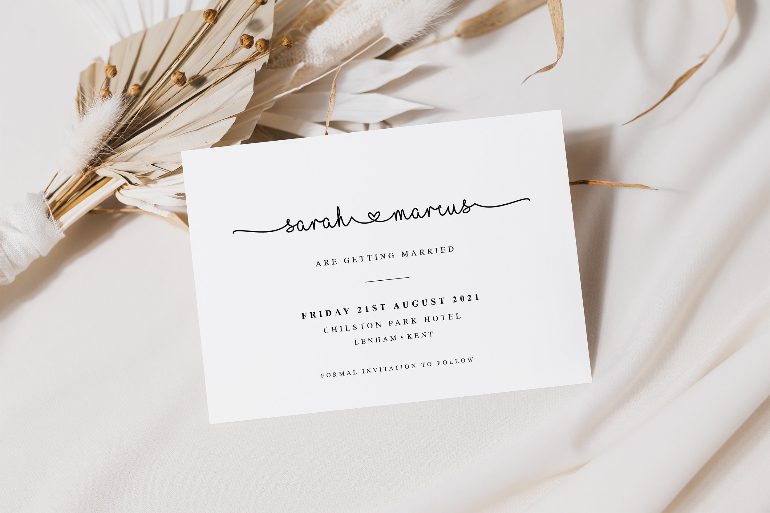 Modern Save the Date Classic Save the Date Simple Save the - Etsy