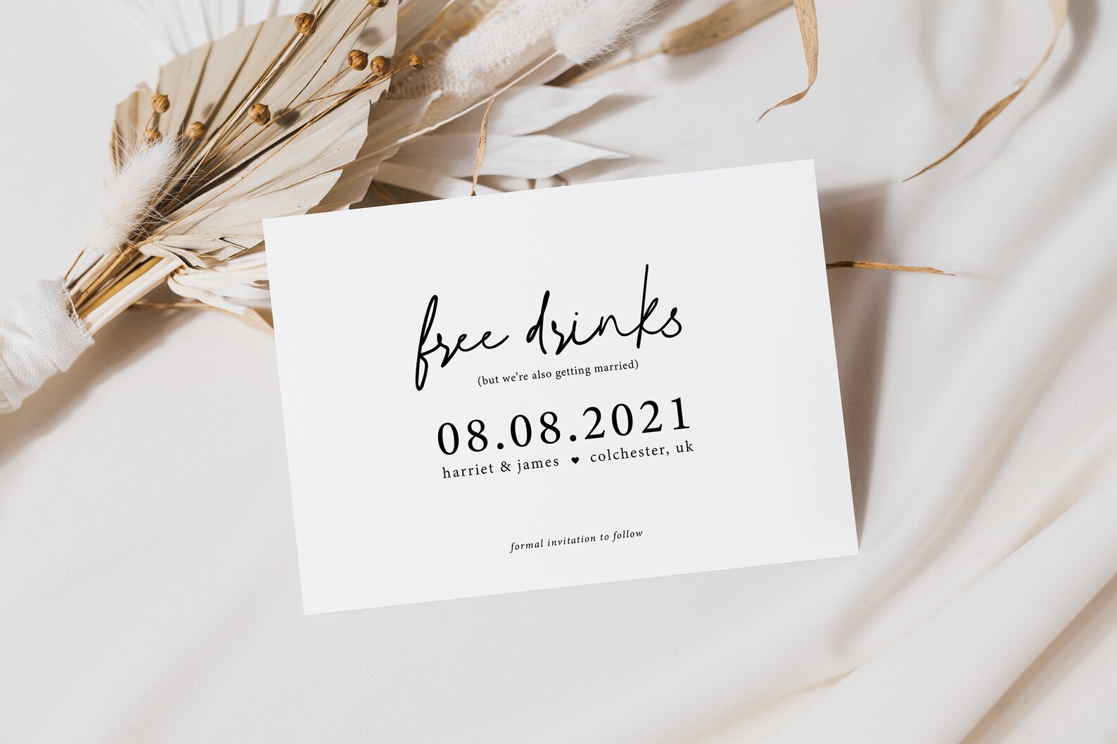 Save the Date, Funny Save the Date, Humour Save the Date, Calligraphy ...