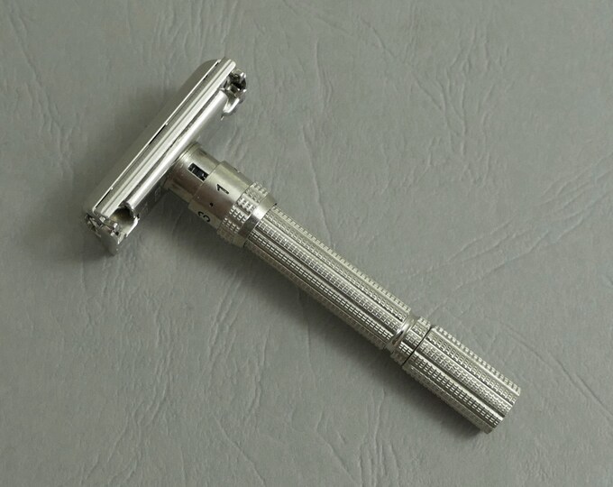 Gillette Slim Adjustable Razor Like New USA Double Edge Saftey Razor ...