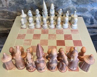 African Chess Set - Etsy