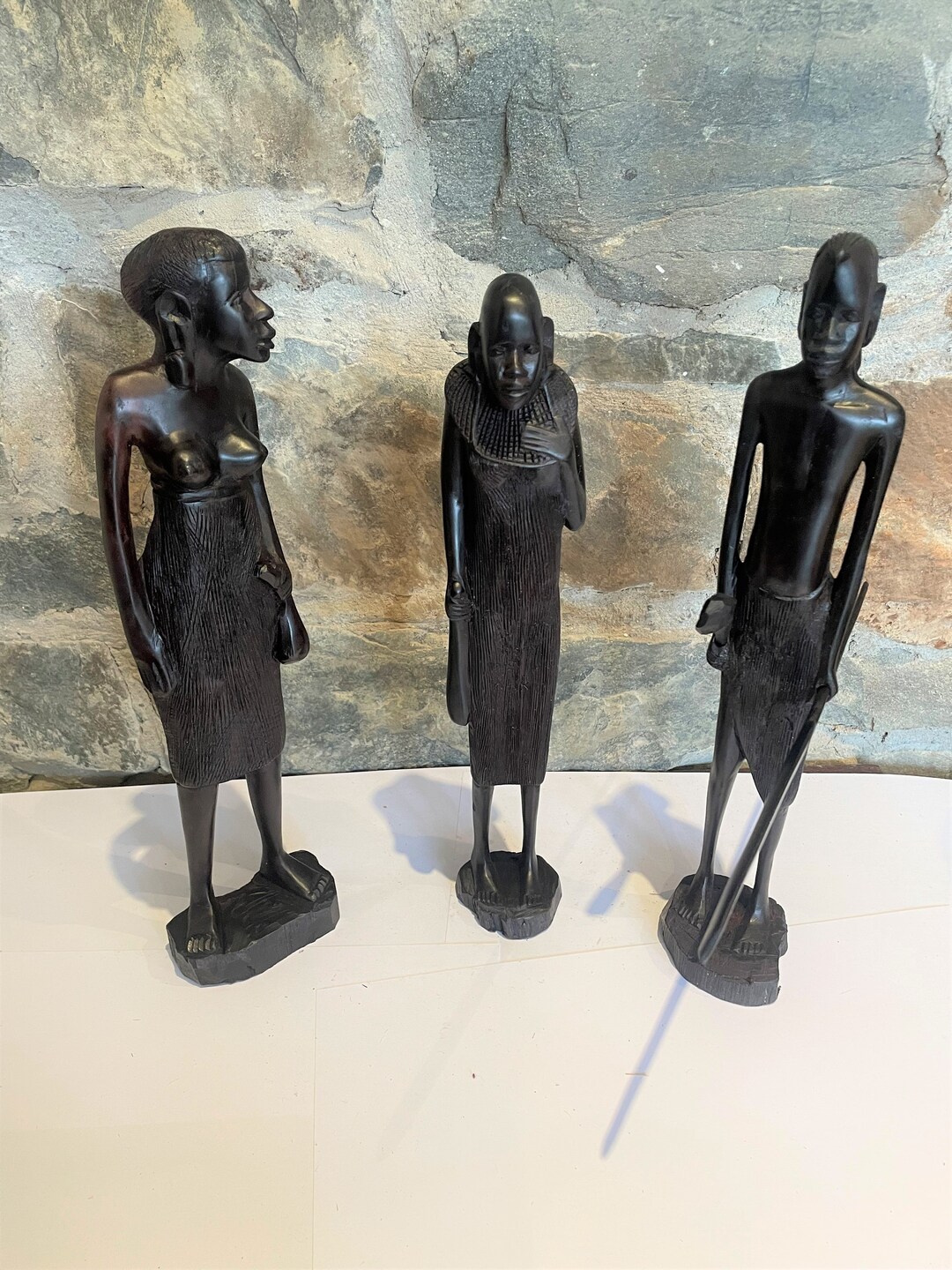 Exceptionally Well Carved Maasai Sculptures (12 Inch) - Etsy