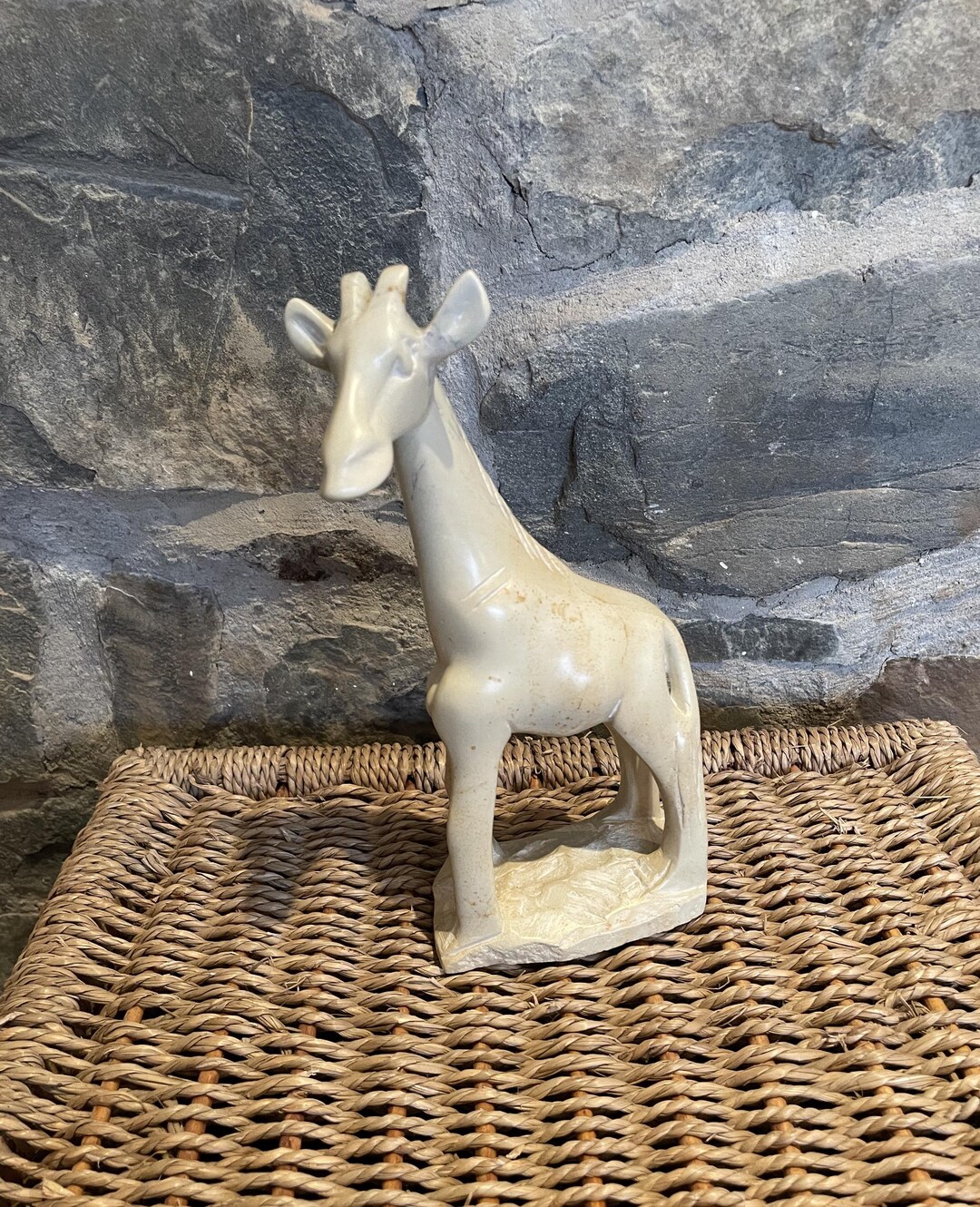 Soapstone Giraffe Hand Carved (8 Inch) - Etsy UK