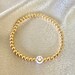 Smiley Face Gold Bead & Smiley Face Bracelet - Etsy