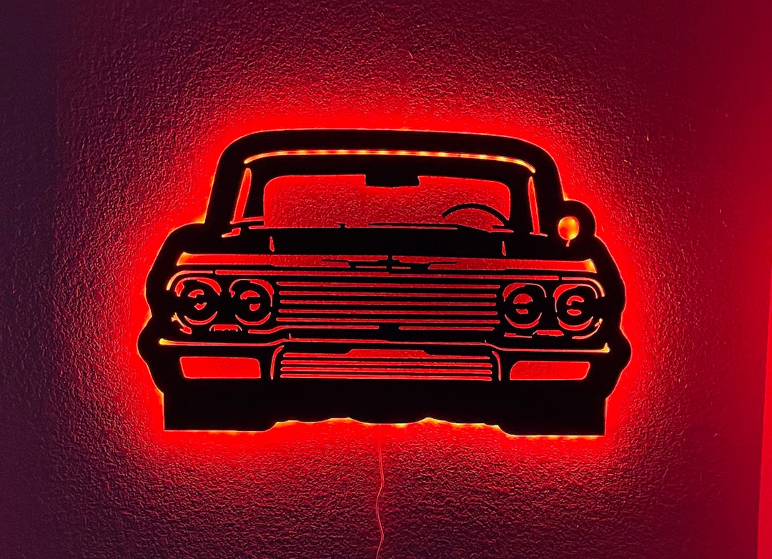 Impala, Impala 1961,1962,1963,1964, Impala Led Sign , Impala Sign ...