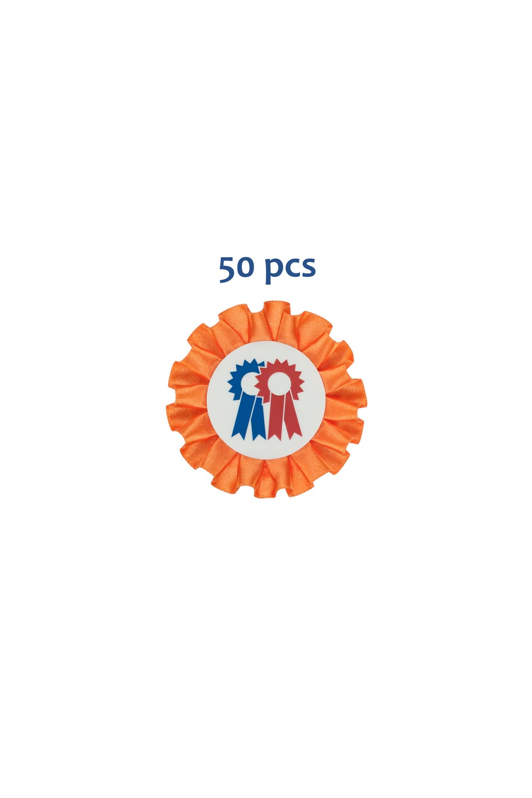 50 Pcs - Personalized Single Rosettes 1-0. Best for Events, Parties and ...