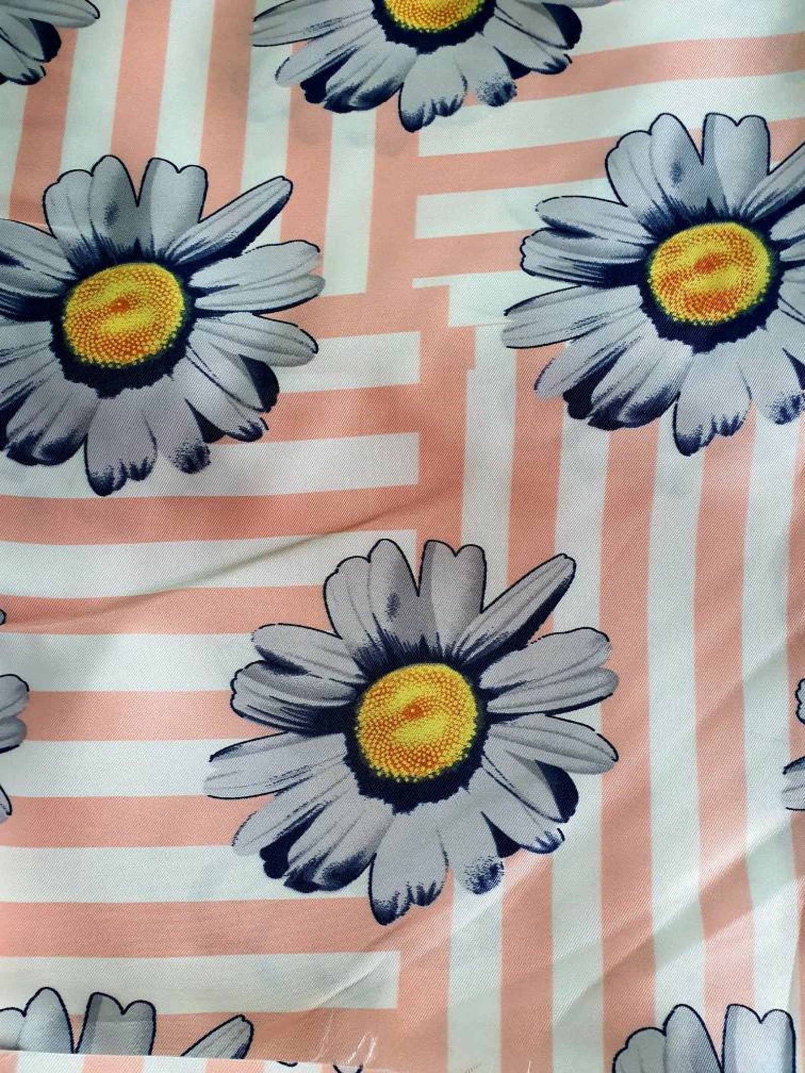Big Flower Best Fabric for Blouses Quilting Fabric - Etsy