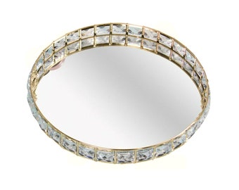 Round Metal Tray | Etsy