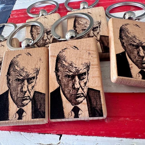 Trump Mugshot Keychain - Etsy