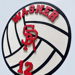 Gift for Volleyball Player Personalized Wooden Sign Customized ...