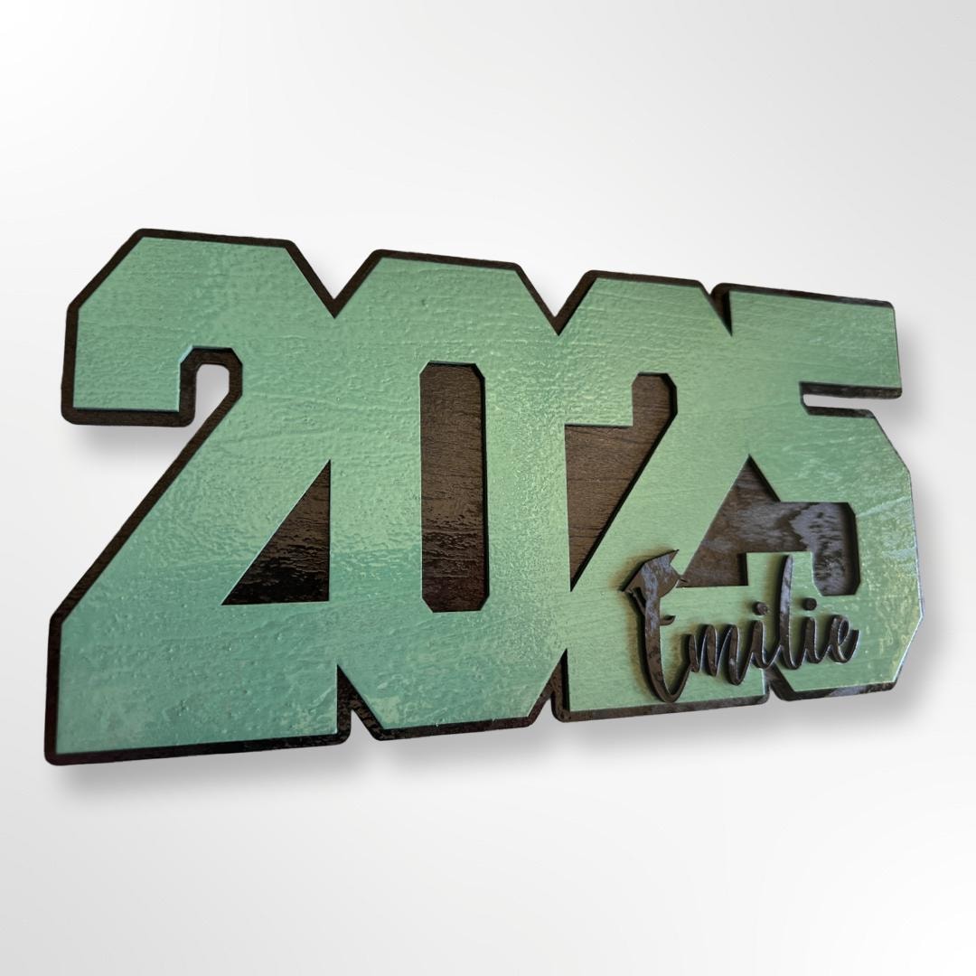 Class of 2025 Graduation Sign Personalized Wooden Wall Decor Customized ...