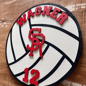 Gift for Volleyball Player Personalized Wooden Sign Customized ...