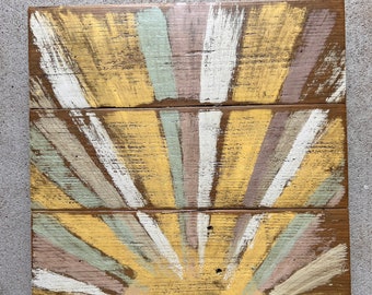 Rustic Sun Wall Art - Etsy