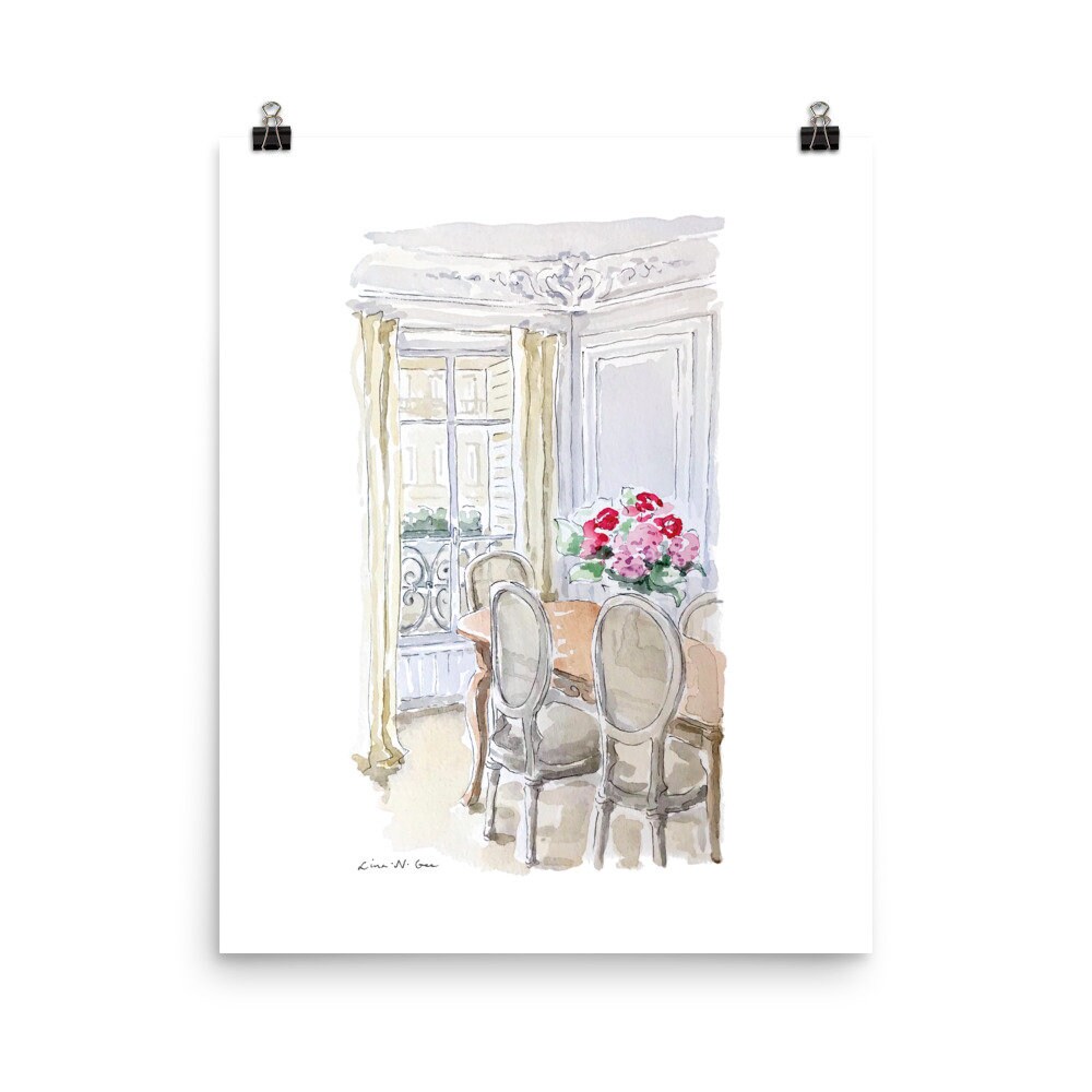 Print: À Table - Etsy