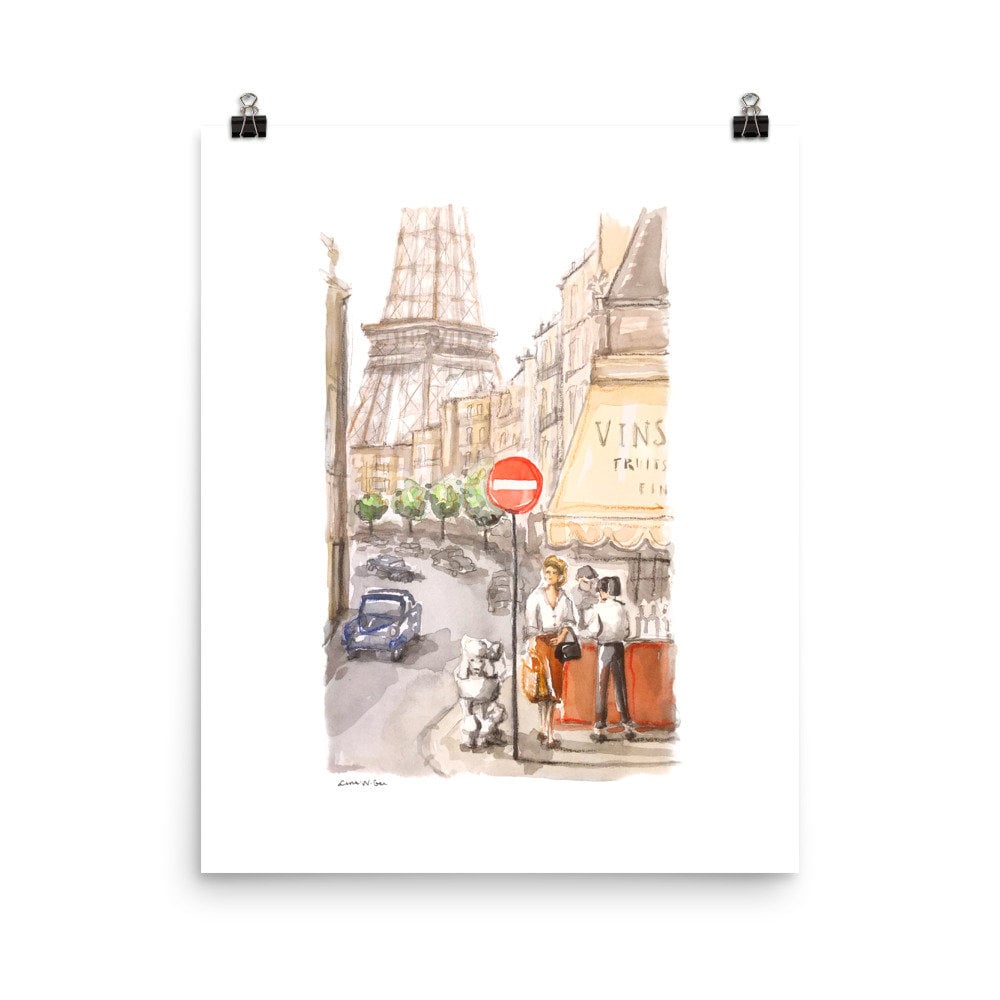 Print: La Flaneuse - Etsy