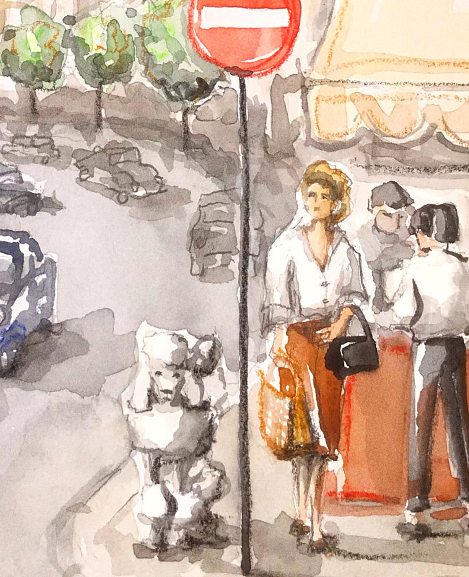 Print: La Flaneuse - Etsy